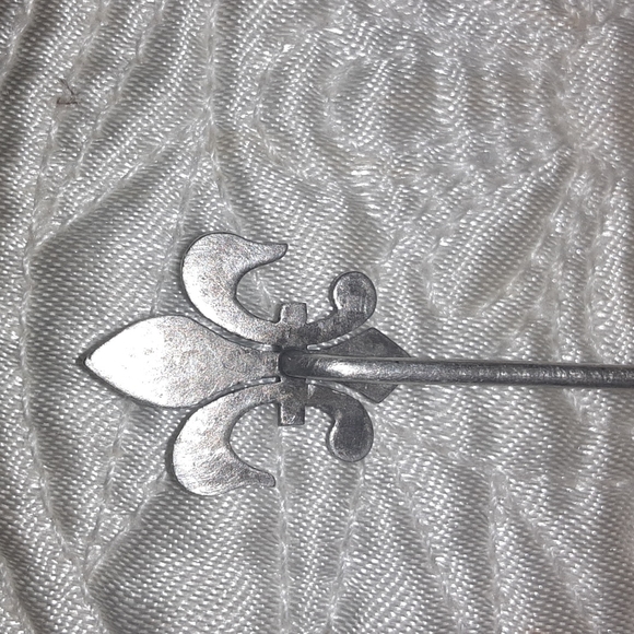 Vintage / Victorian | Jewelry | Victorian Antique Fleur De Lis Silver ...